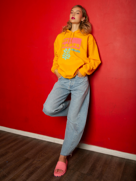 St. Barts Soleil Boyfriend Hoodie - Orange